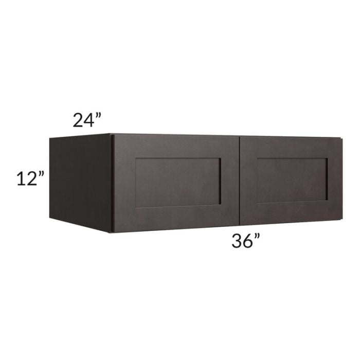 RTA Brazilian Shaker 36" x 12" x 24" Wall Cabinet – Kitchen Oasis