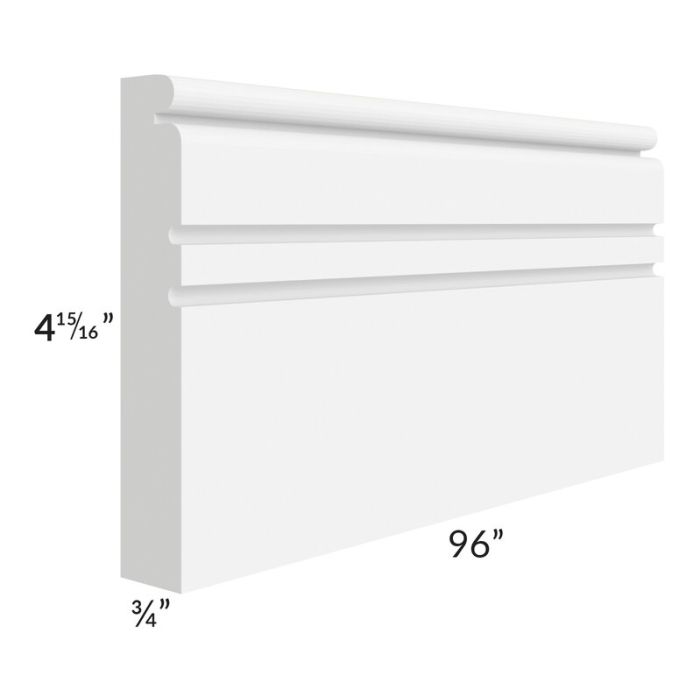 RTA Brilliant White Shaker 96" Base Molding – Kitchen Oasis