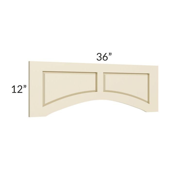 RTA Casselton Ivory 36" Raised Panel Door Valance – Kitchen Oasis