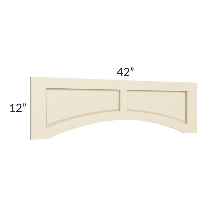 RTA Casselton Ivory 42" Raised Panel Door Valance – Kitchen Oasis