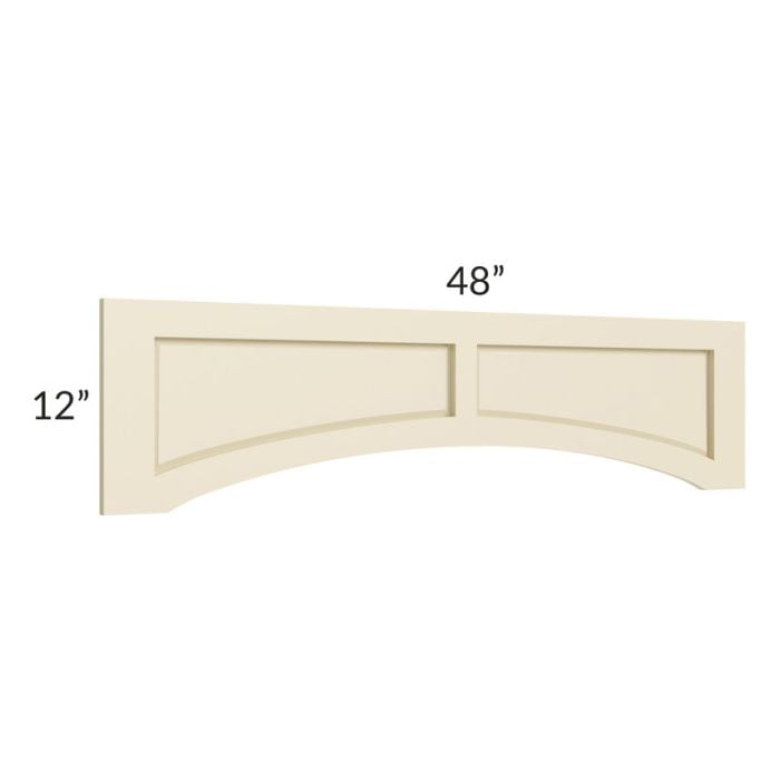 RTA Casselton Ivory 48" Raised Panel Door Valance – Kitchen Oasis