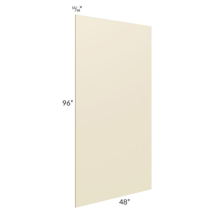 RTA Casselton Ivory 48" x 96" x 3/4" Finished Panel with Scribe Moldin ...