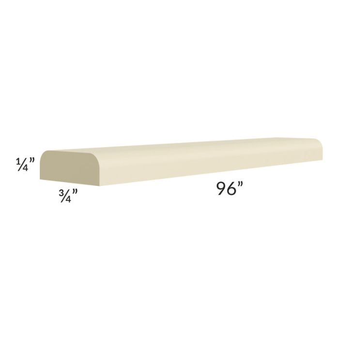 RTA Casselton Ivory 96" Scribe Molding with Double Round Edge – Kitchen ...