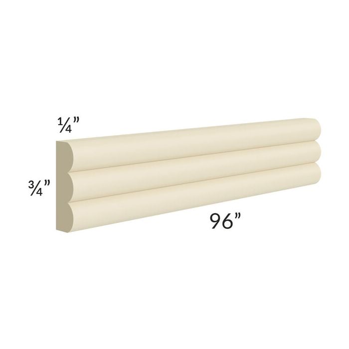 RTA Casselton Ivory 96" Triple Bead Insert Molding – Kitchen Oasis