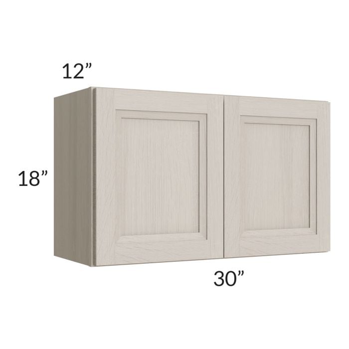 RTA Catalina Mist 30" x 18" Wall Cabinet with 2 Decorative End Panel ...
