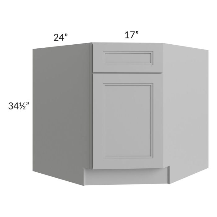 RTA Charlotte Grey 36" Diagonal Corner Sink Base Cabinet – Kitchen Oasis