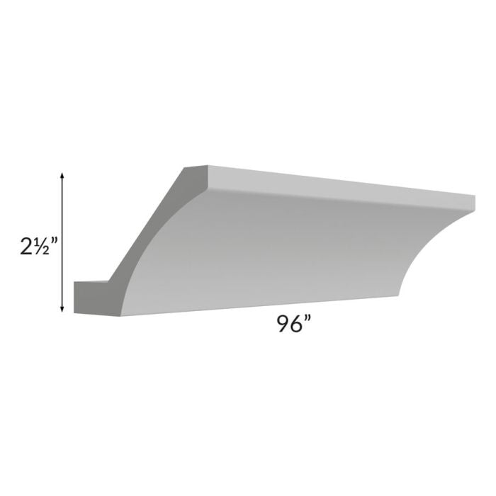 RTA Charlotte Grey 96" Cove Crown Molding ACM8-C-SG – Kitchen Oasis
