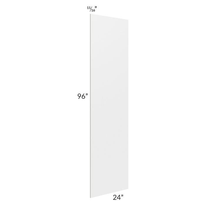 RTA Charlotte White 24" x 96" x 3/4" Finished Panel – Kitchen Oasis