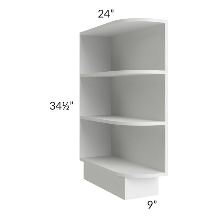 RTA Charlotte White 9" Base End Shelf Open Cabinet – Kitchen Oasis