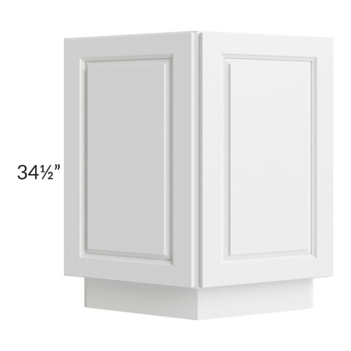 RTA Dakota White 24" Angle Base Cabinet – Kitchen Oasis