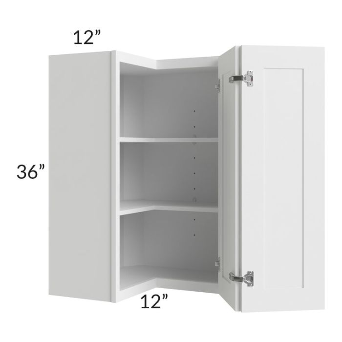 RTA Dakota White 24" x 36" Wall Corner Unit – Kitchen Oasis