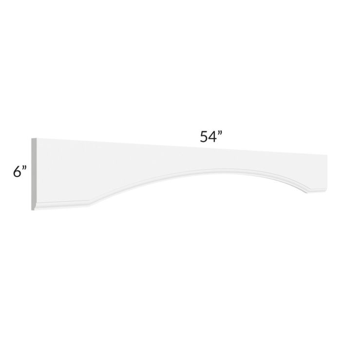 RTA Dakota White 54" Valance (Trimmable) – Kitchen Oasis