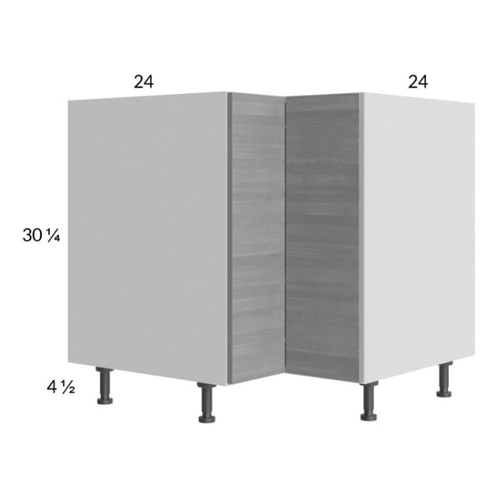 RTA Euro Grey 33" Corner Base Cabinet with 1 Finished End Panel ...
