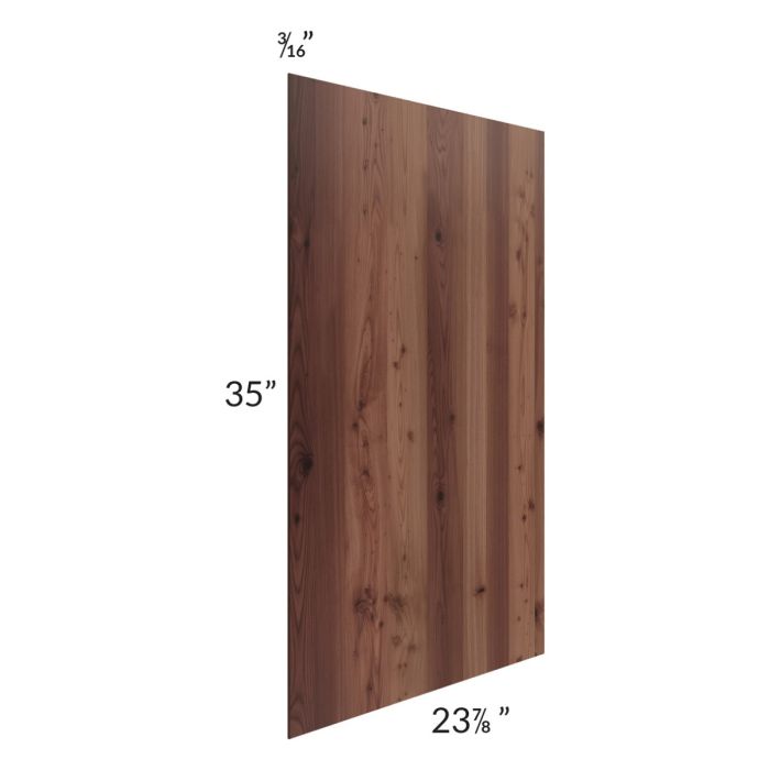 RTA Farmhouse Walnut Shaker 24" x 35" End Panel – Kitchen Oasis