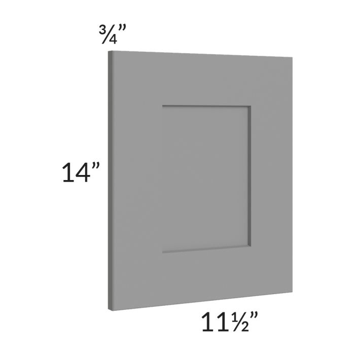 RTA Graphite Grey Shaker 12" x 15" Wall Decorative Door – Kitchen Oasis