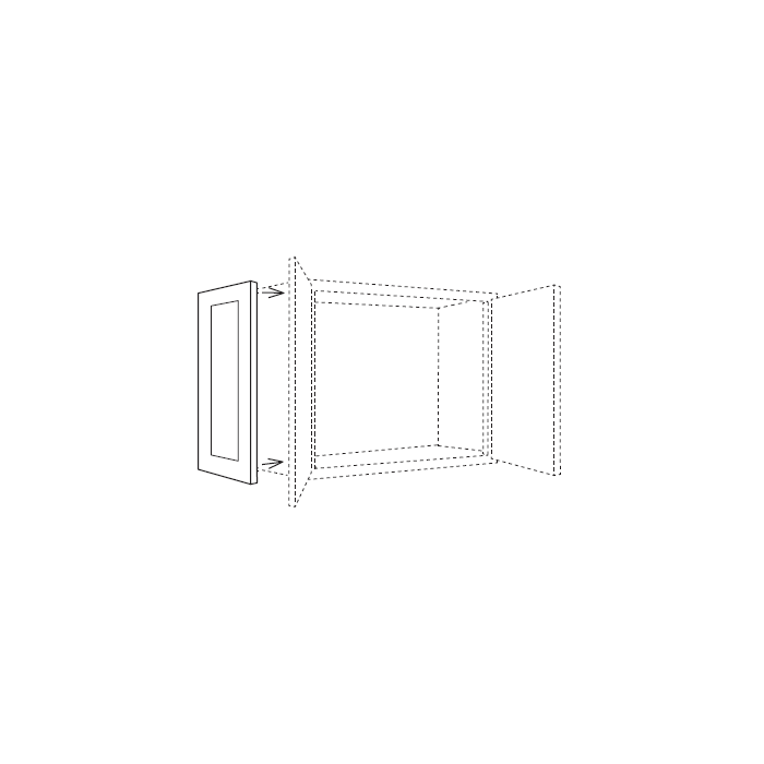 RTA Heather Grey Shaker 12" x 42" End Decorative Door – Kitchen Oasis