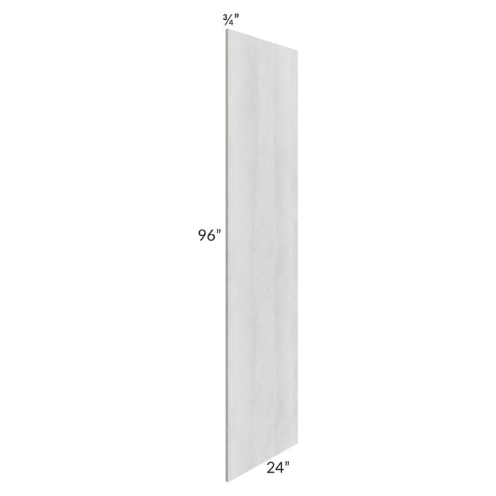RTA Heather Grey Shaker 24" x 96" Refrigerator End Panel - No Cut ...