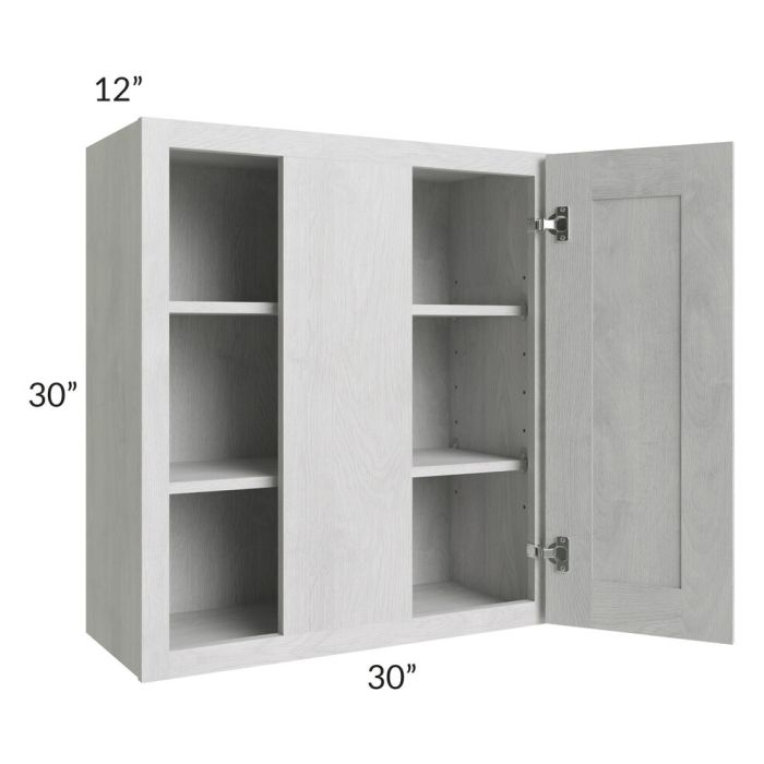 RTA Heather Grey Shaker 30" x 30" Blind Wall Cabinet – Kitchen Oasis