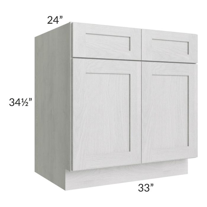 RTA Heather Grey Shaker 33" Sink Base Cabinet – Kitchen Oasis