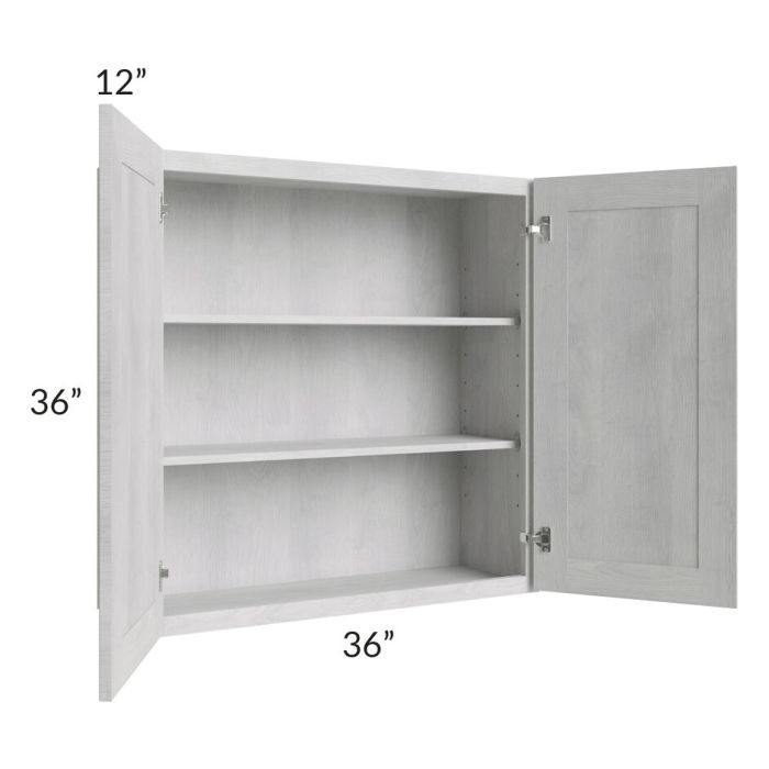 RTA Heather Grey Shaker 36" x 36" Wall Cabinet – Kitchen Oasis