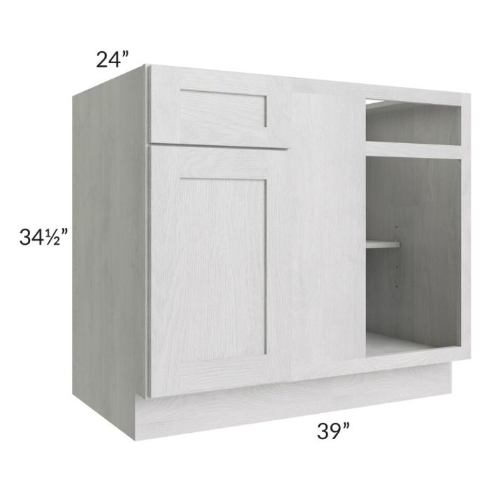 RTA Heather Grey Shaker 42"-45" Blind Base Corner Cabinet – Kitchen Oasis