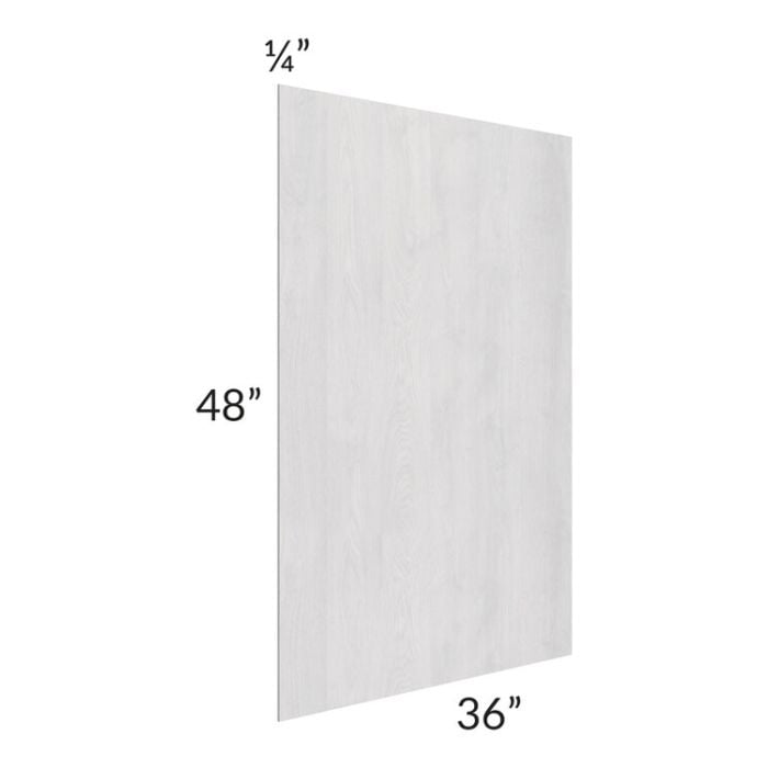 RTA Heather Grey Shaker 48" x 36" Finished Back Panel – Kitchen Oasis