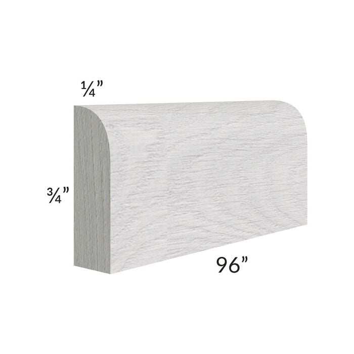 RTA Heather Grey Shaker 96" Scribe Molding - Cut Molding into a 5ft an ...