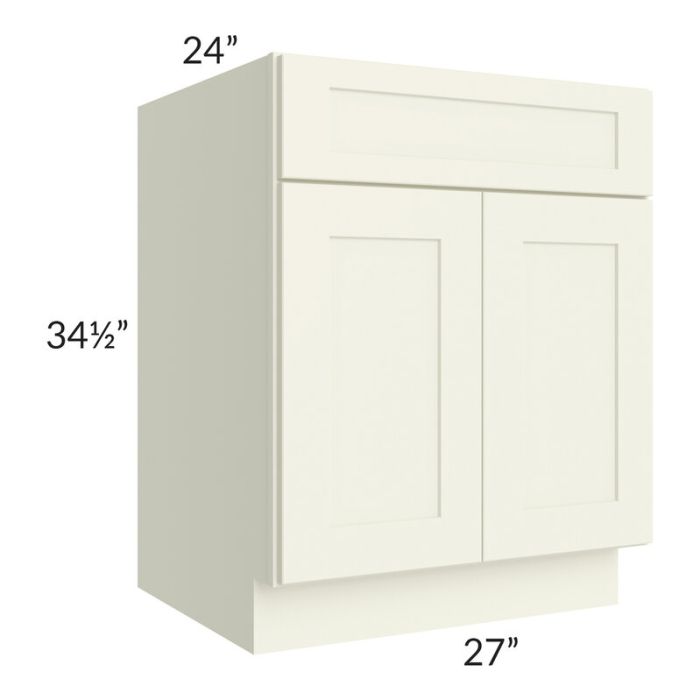 RTA Linen Shaker 27" Base Cabinet with 2 Roll Out Trays – Kitchen Oasis
