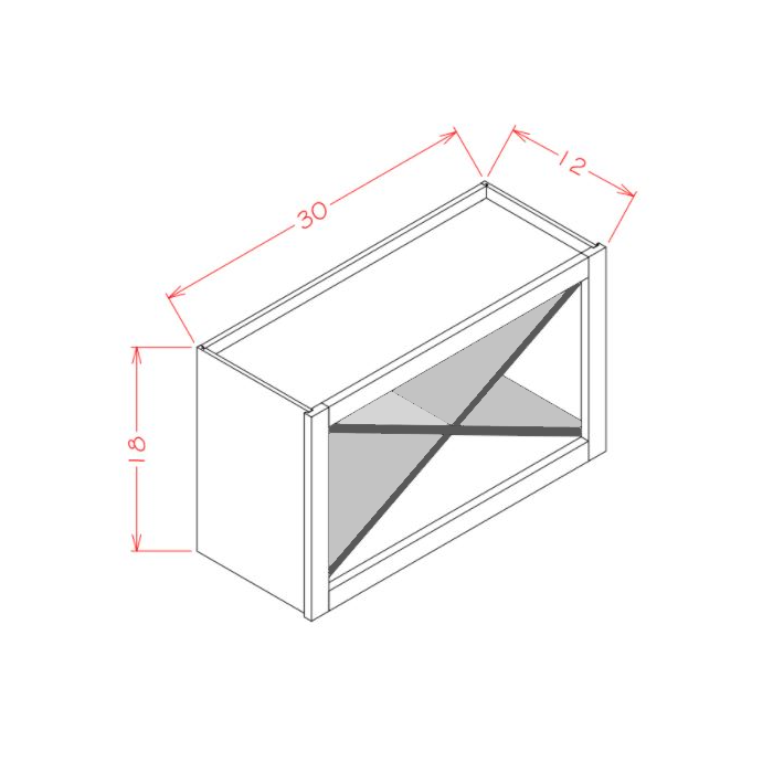 RTA Linen Shaker Wall X-Wine Rack Kit – Kitchen Oasis