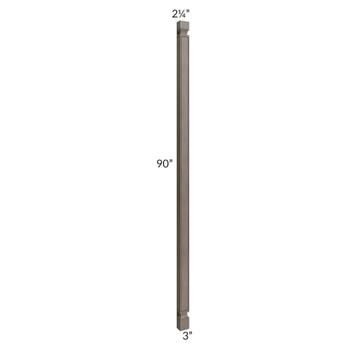RTA Natural Grey Shaker 3" x 90" Decorative Half Leg – Kitchen Oasis