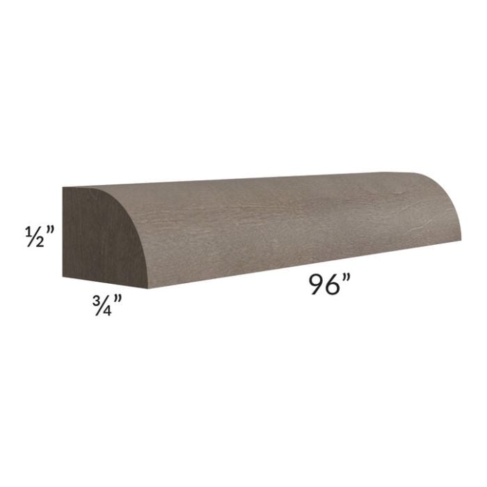 RTA Natural Grey Shaker 96" Shoe Molding - Cut Molding into a 5Ft and ...