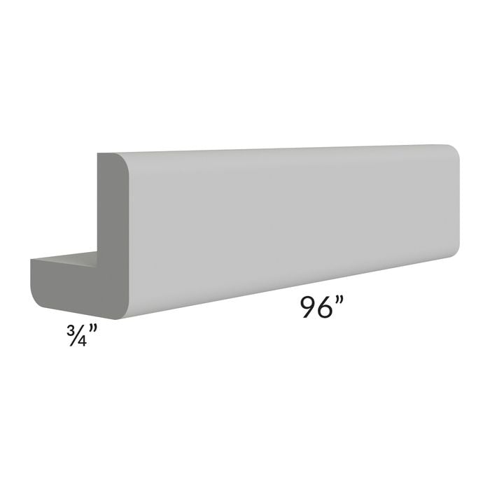 RTA Pewter Grey Shaker 96" Outside Corner Molding - Cut Molding in Hal ...