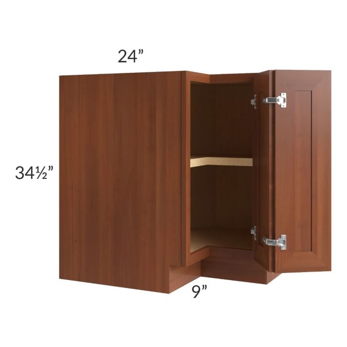 RTA Phoenix Caramel Glaze 33" Corner Base Cabinet (Trays sold separate ...