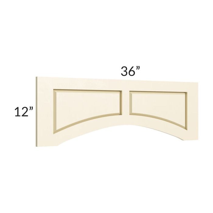 RTA Phoenix Cream Glaze 36" Raised Panel Door Valance – Kitchen Oasis