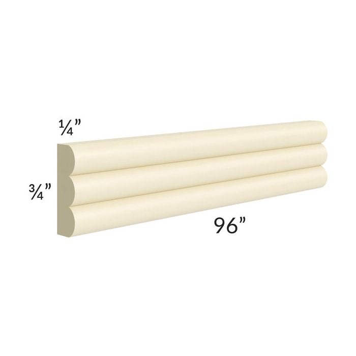 RTA Phoenix Cream Glaze 96" Triple Bead Insert Molding – Kitchen Oasis