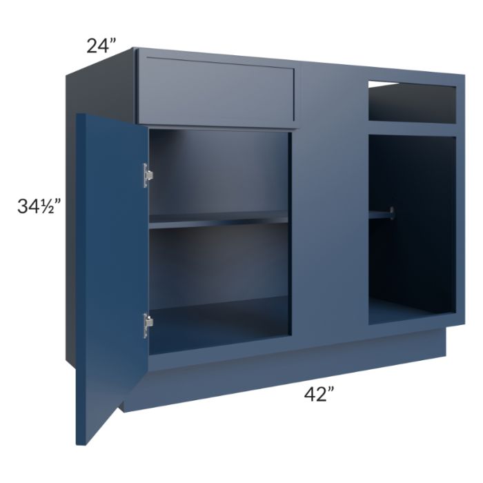 RTA Portland Navy Blue 45"-48" Blind Base Corner Cabinet – Kitchen Oasis