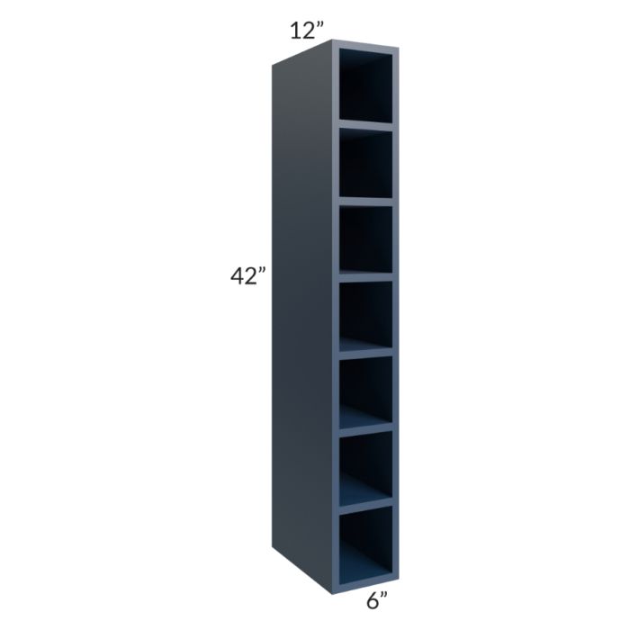 RTA Portland Navy Blue 6" x 42" Wall Cube Cabinet – Kitchen Oasis