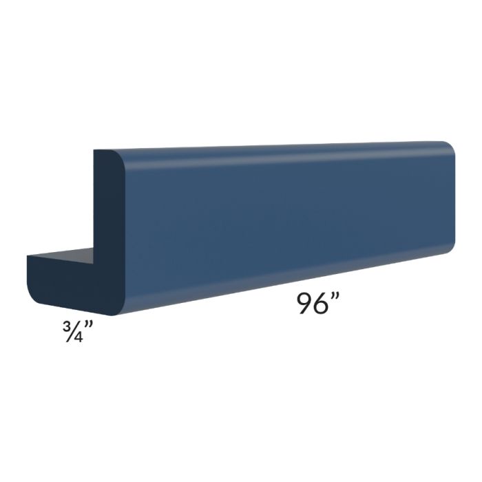 RTA Portland Navy Blue 96" Outside Corner Molding - Cut Molding in Hal ...