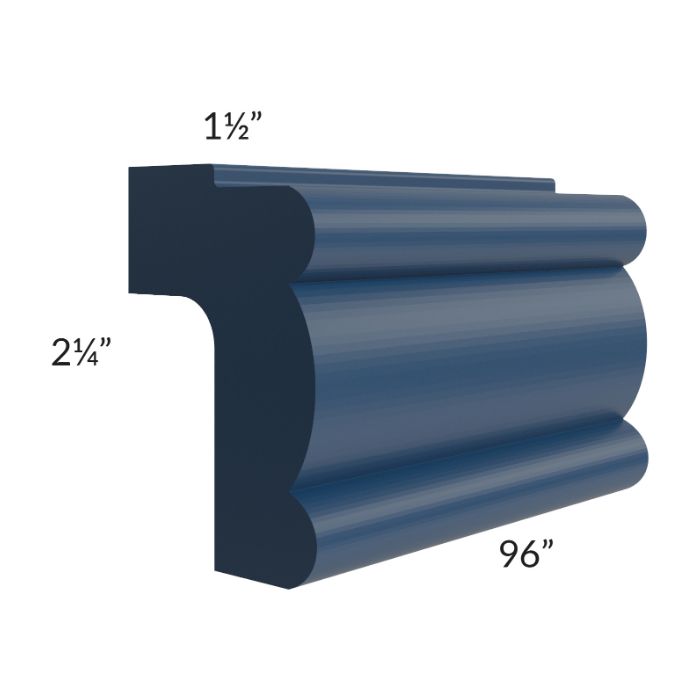 RTA Portland Navy Blue TLRM8-PD 96" Light Rail Molding – Kitchen Oasis