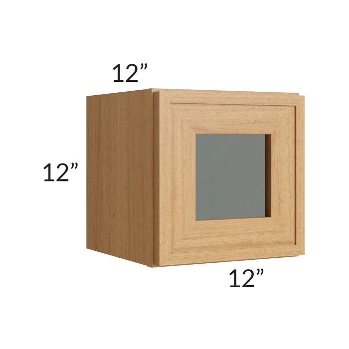 RTA Portland Sand 12" x 12" Glass Door Only with Glass Included ...