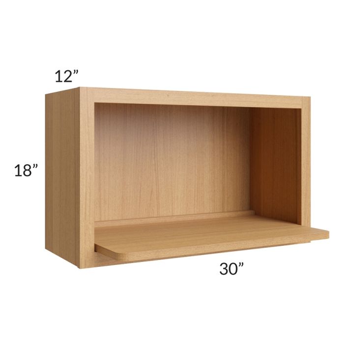 RTA Portland Sand 30" x 18" Microwave Cabinet – Kitchen Oasis