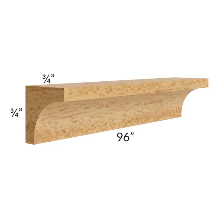 RTA Portland Sand 96" Inside Corner Molding - Cut Molding in Half (Two ...