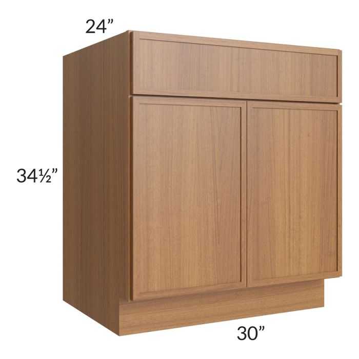 RTA Portland Walnut 30" Sink Base Cabinet – Kitchen Oasis
