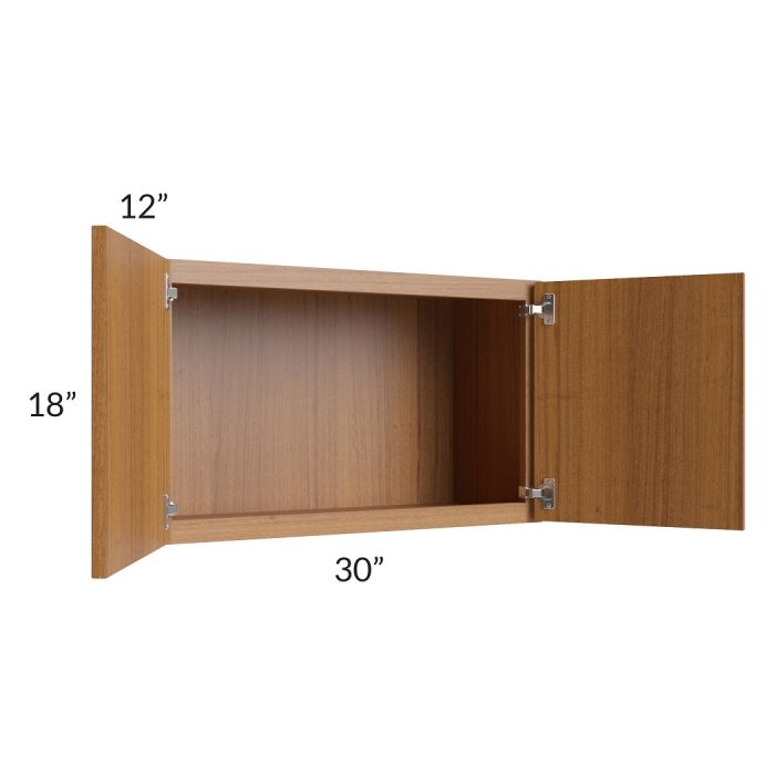 RTA Portland Walnut 30" x 18" Wall Cabinet – Kitchen Oasis