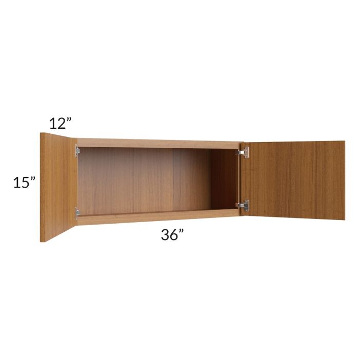 RTA Portland Walnut 36" x 15" Wall Cabinet – Kitchen Oasis