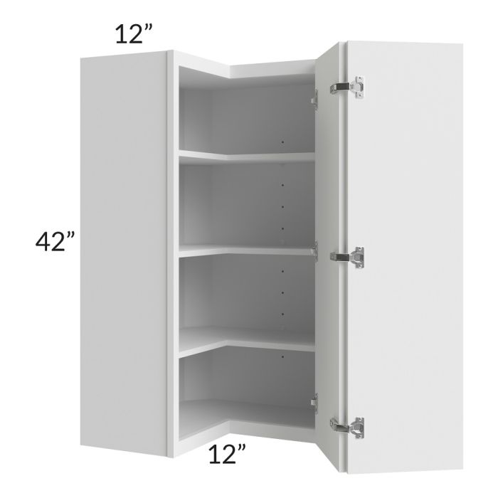 RTA Portland White 24" x 42" Wall Corner Unit – Kitchen Oasis