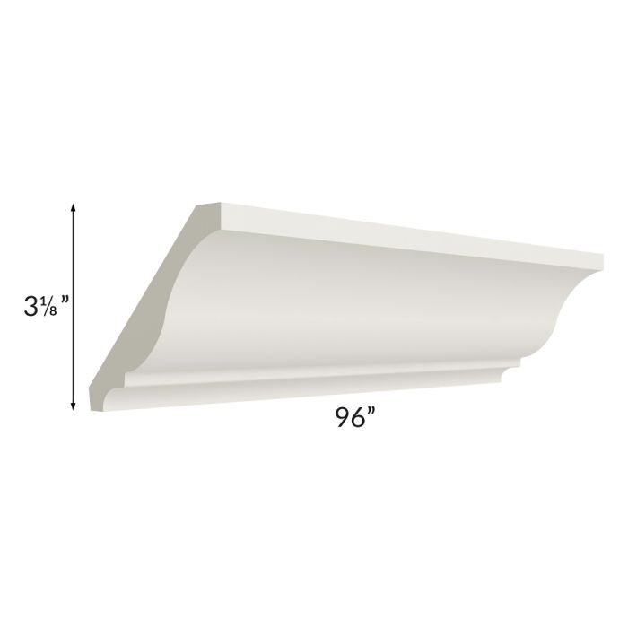 RTA Providence Cream Glaze 96" Large Crown Molding – Kitchen Oasis