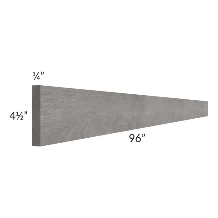 RTA Providence Slate Grey 96" Toe Kick - Cut Molding in Half(Two 4ft s ...