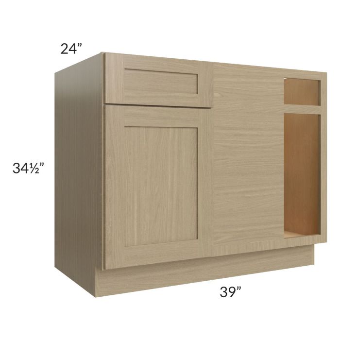 RTA Royal Natural Shaker 45" Blind Base Corner Cabinet – Kitchen Oasis