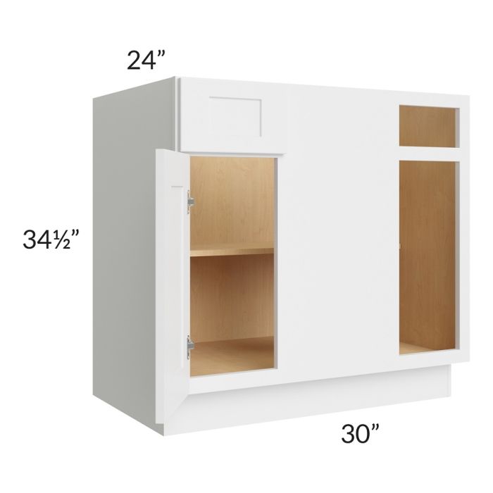RTA Royal White Shaker 39" Blind Base Corner Cabinet – Kitchen Oasis